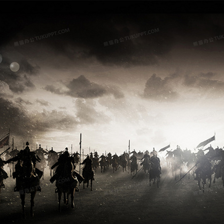 白云云朵天空古代战争背景素材背景图片素材免费下载 熊猫办公