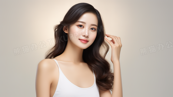 欧美立体五官美女模特特写png格式图片下载 熊猫办公