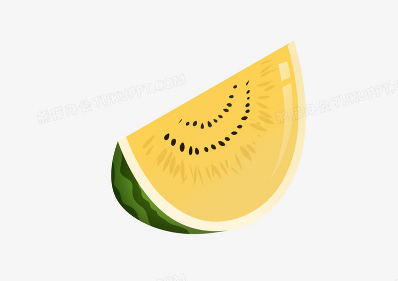 手绘卡通立夏水果黄馕西瓜元素设计PNG图片素材下载 西瓜PNG 熊猫办公