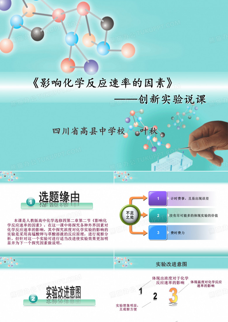 高中化学创新实验1PPT模板下载 编号lnmzvzvq 熊猫办公
