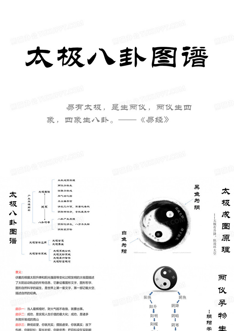 太极八卦图谱PPT模板下载 编号qzzpkpmq 熊猫办公