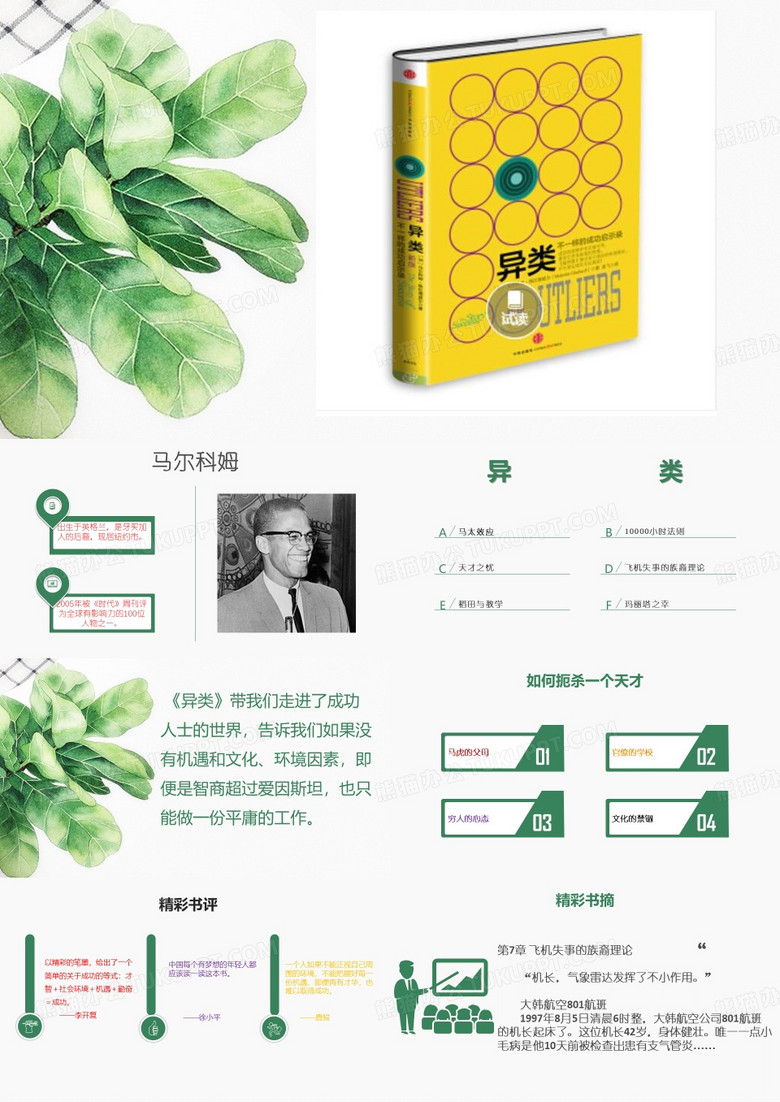 推荐一本好书PPT模板下载 编号lrzezevl 熊猫办公