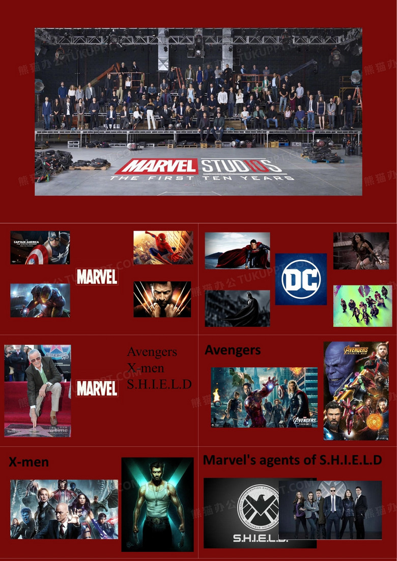 marvel漫威PPT模板下载 编号qxnwezpv 熊猫办公