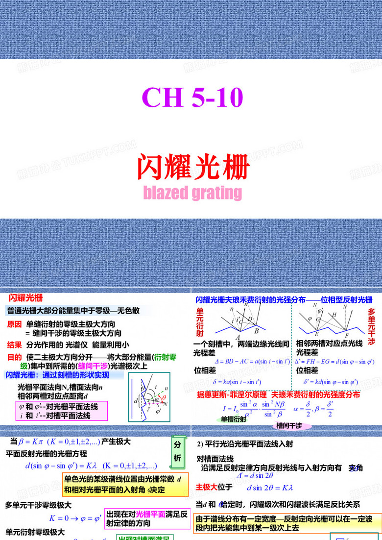 闪耀光栅PPT模板下载 编号lrmjgdzm 熊猫办公