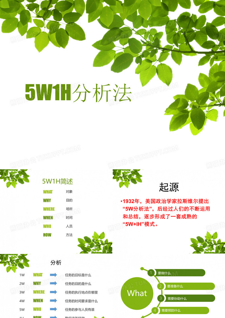 5w1h分析法 精选 PPT模板下载 编号lznnpjrv 熊猫办公