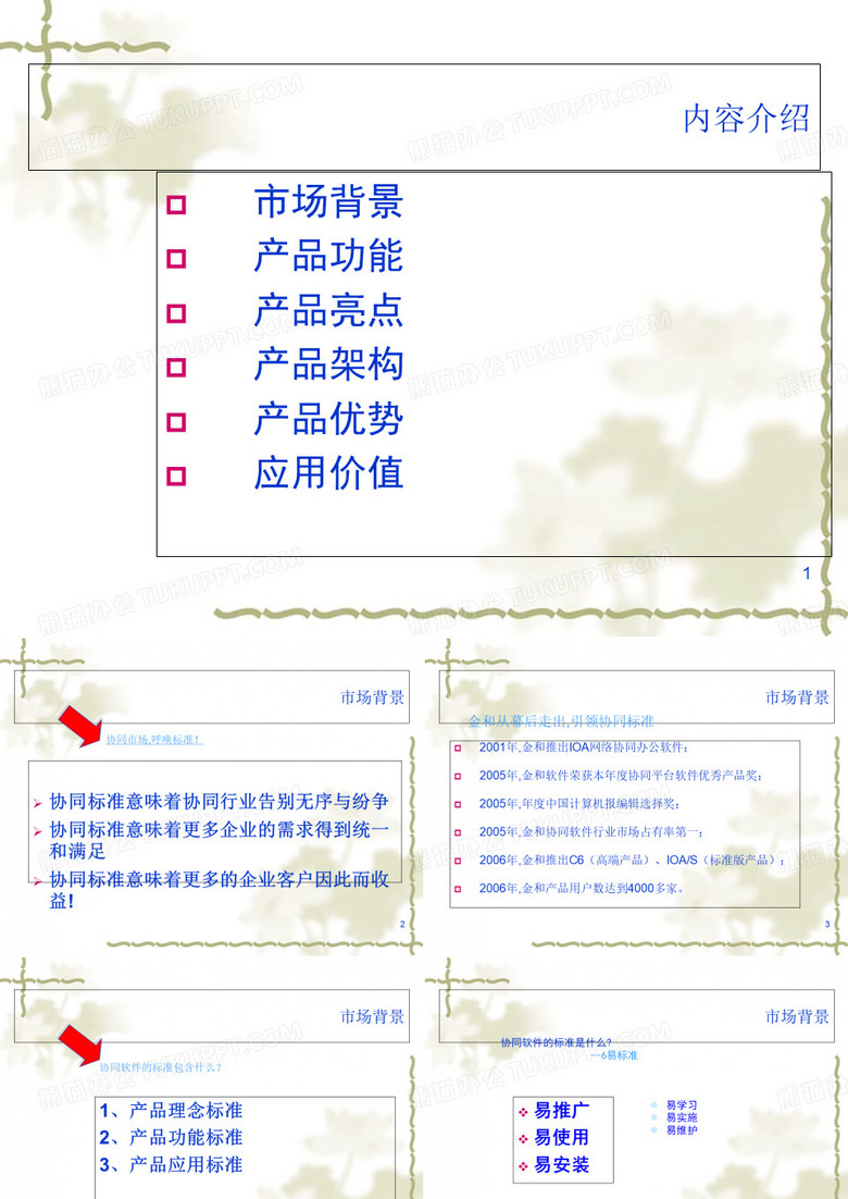 产品亮点与产品优势分析PPT模板下载 编号qvmwydky 熊猫办公