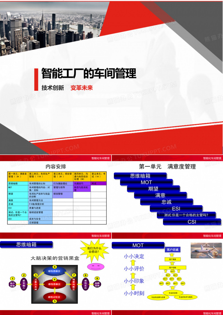 智能工厂的车间管理PPT模板下载 编号lxxwrygr 熊猫办公