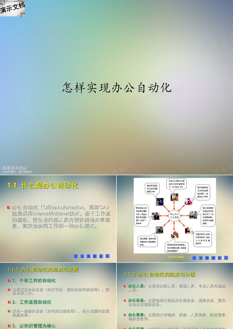怎样实现办公自动化PPT模板下载 编号lerbrajd 熊猫办公