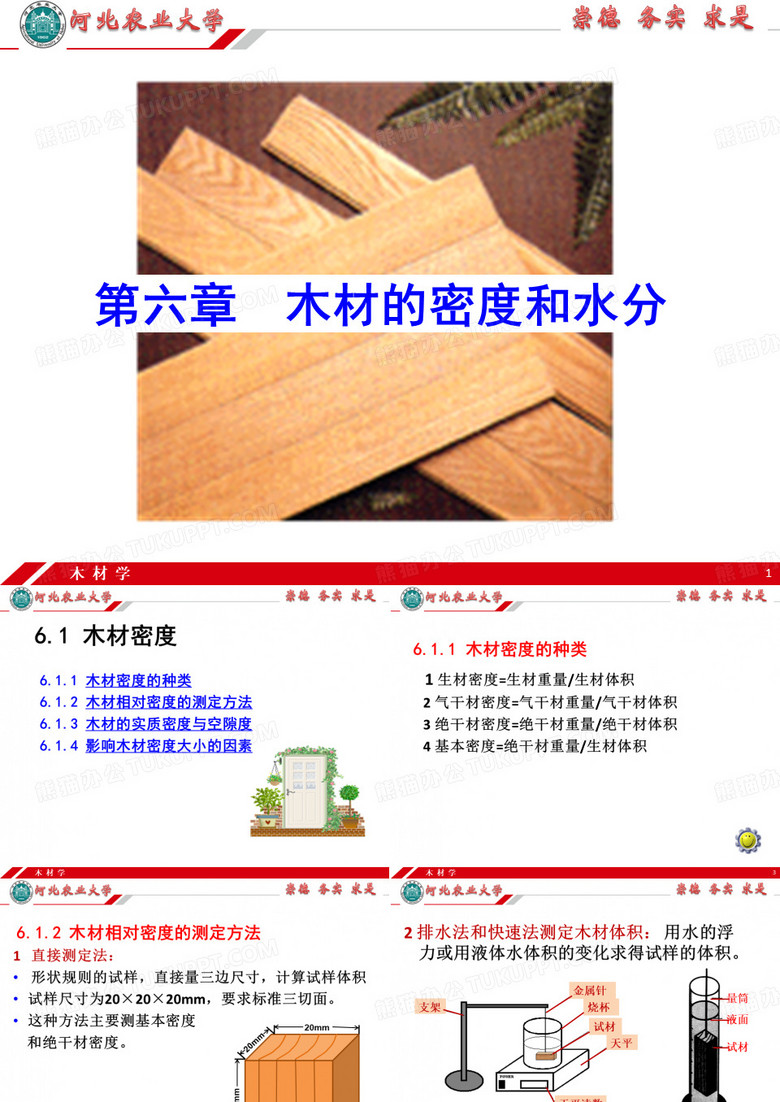 木质材料学PPT模板下载 编号lrknagdb 熊猫办公