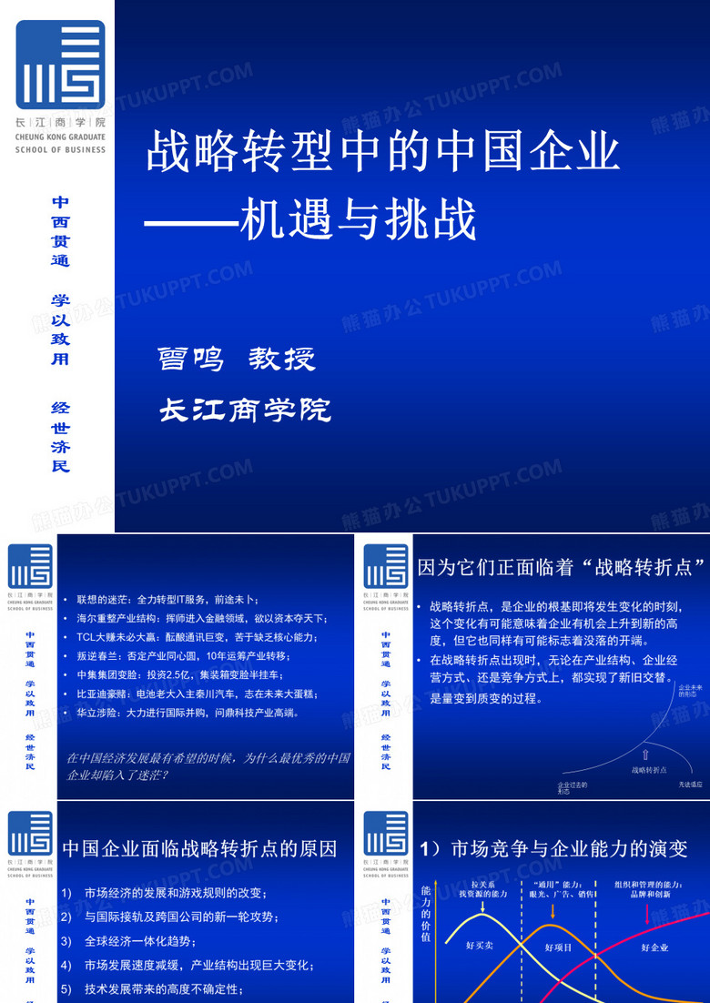 机遇和挑战PPT模板下载 编号qayryoxx 熊猫办公