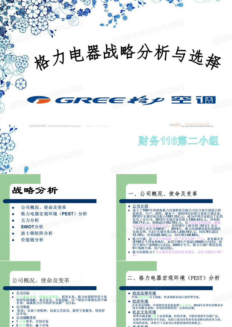 格力战略分析PPT模板下载 编号ladmxymz 熊猫办公