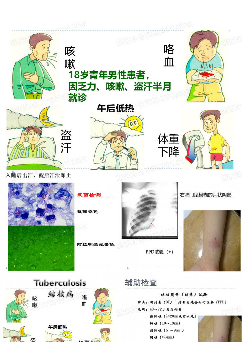 病理学 结核病PPT模板下载 编号qgbzrnge 熊猫办公