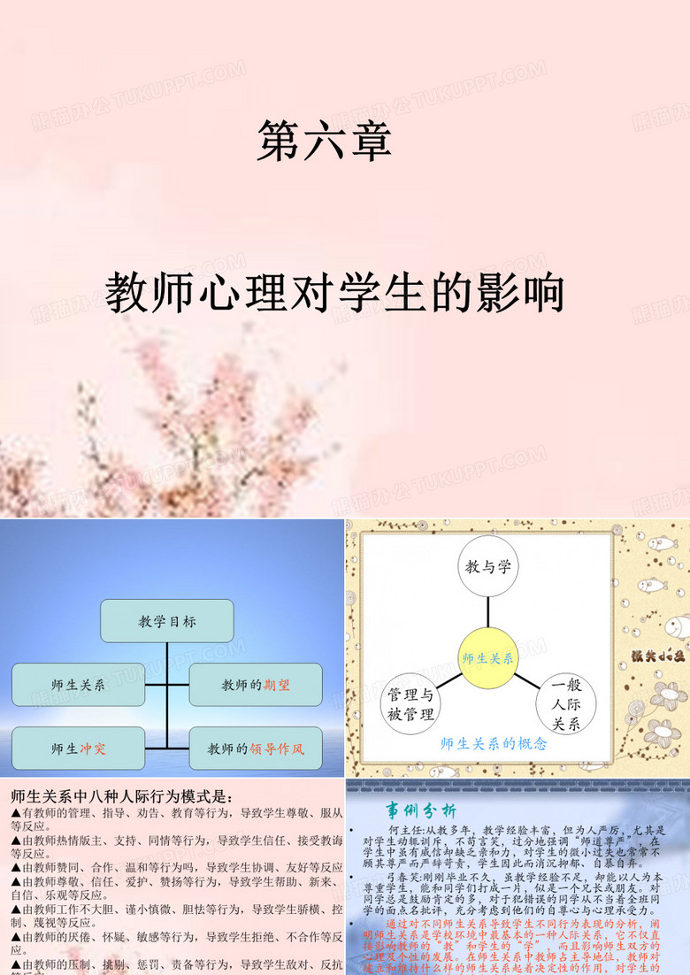 师生关系的课件PPT模板下载 编号lpobxaey 熊猫办公
