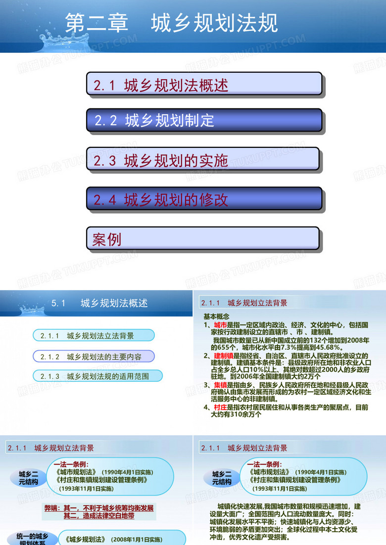 城乡规划法规PPT模板下载 编号lpokawex 熊猫办公