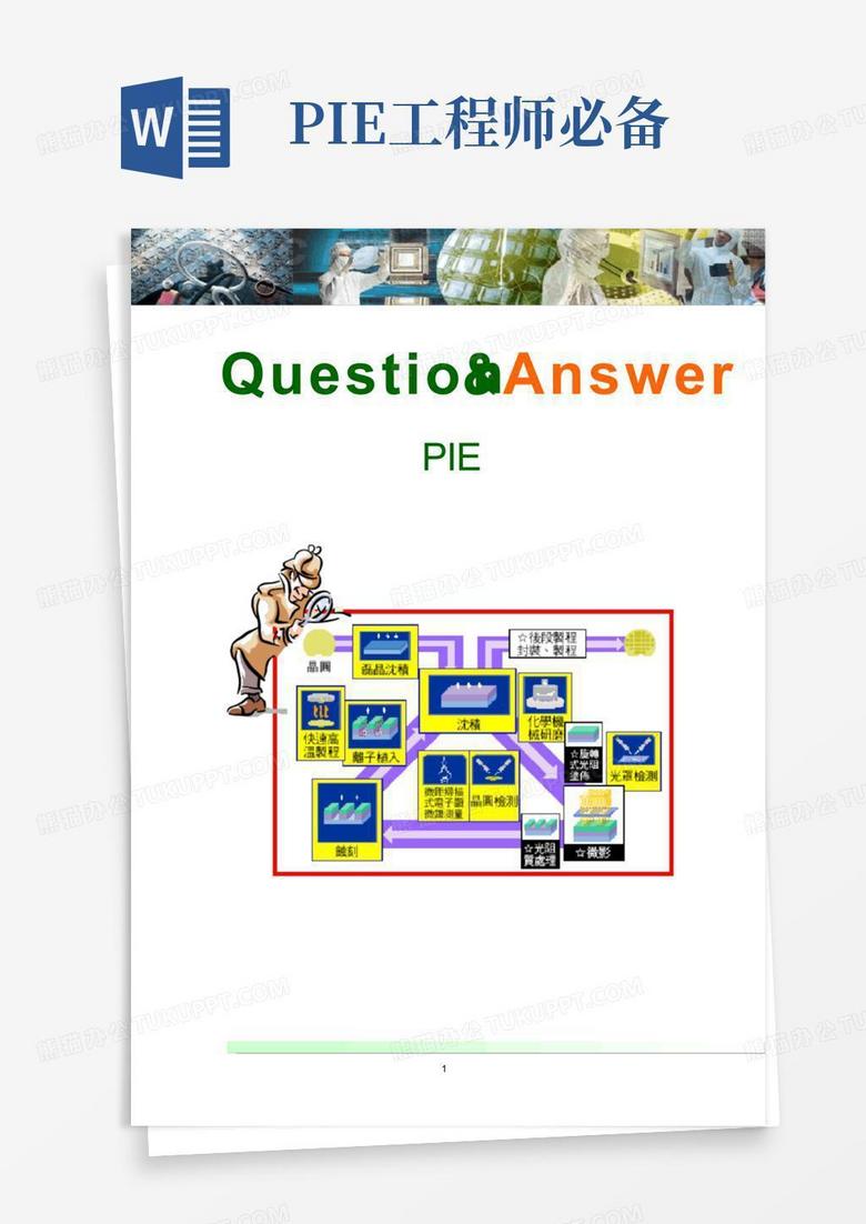 pie工程师必备Word模板下载 编号ljnzjppw 熊猫办公