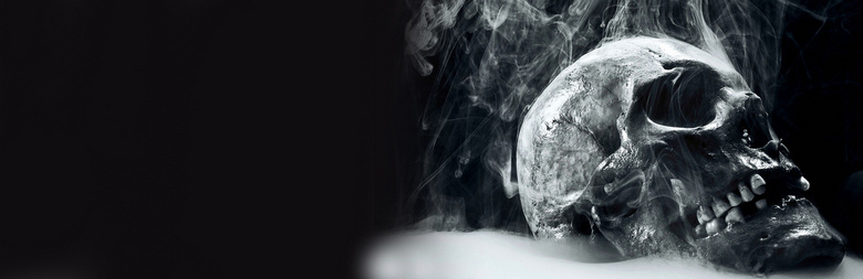 酷炫骷髅头设计banner背景背景图片素材免费下载_熊猫办公