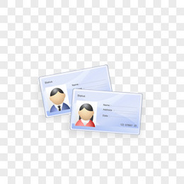 身份证卡通图片素材_身份证卡通PNG设计图片下载_熊猫办公