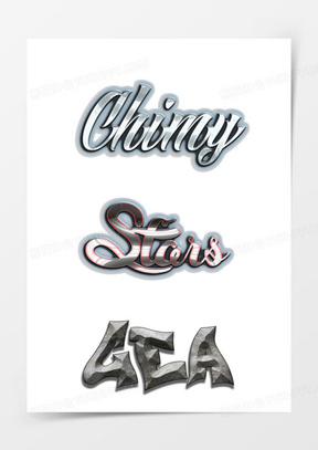 PS字体素材_PS字体图片_PS字体素材图片下载_熊猫办公