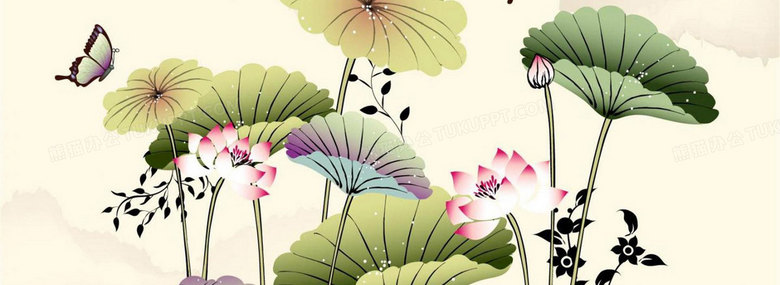 zhiwu_shuimohua-8背景图片素材免费下载_熊猫办公