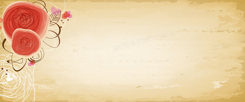 古朴插画背景背景图片素材免费下载_熊猫办公