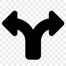 分叉箭头图片_分叉箭头素材_分叉箭头PNG大全下载_熊猫办公