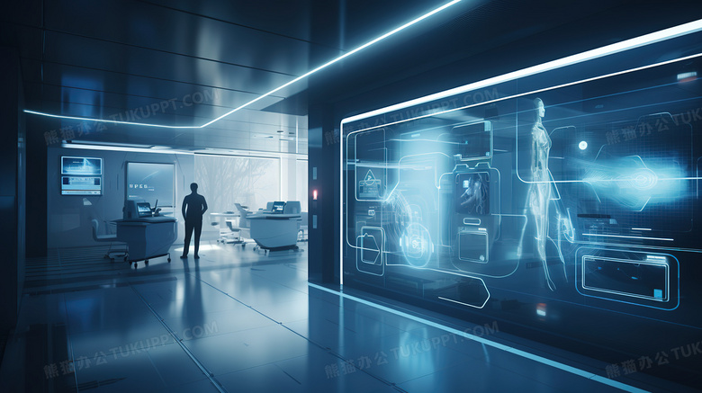 科技感人工智能实验室插画图片素材下载_jpg格式_熊猫办公