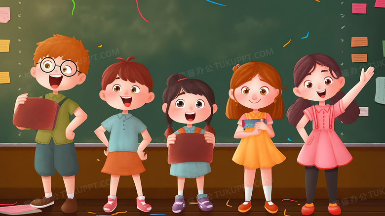 开学季欢迎新同学插画图片素材下载_jpg格式_熊猫办公