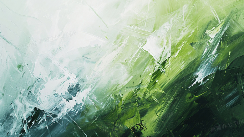 绿色抽象油画肌理插画图片素材下载_jpg格式_熊猫办公