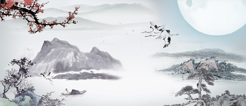 ppt水墨画背景图片素材下载_熊猫办公