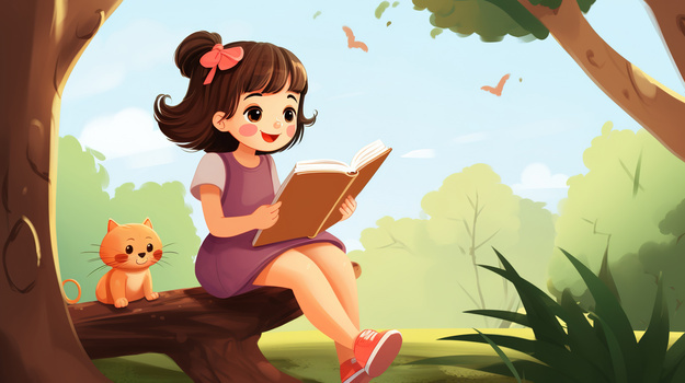 卡通风春季郊外农场景色插画图片素材下载_jpg格式_熊猫办公