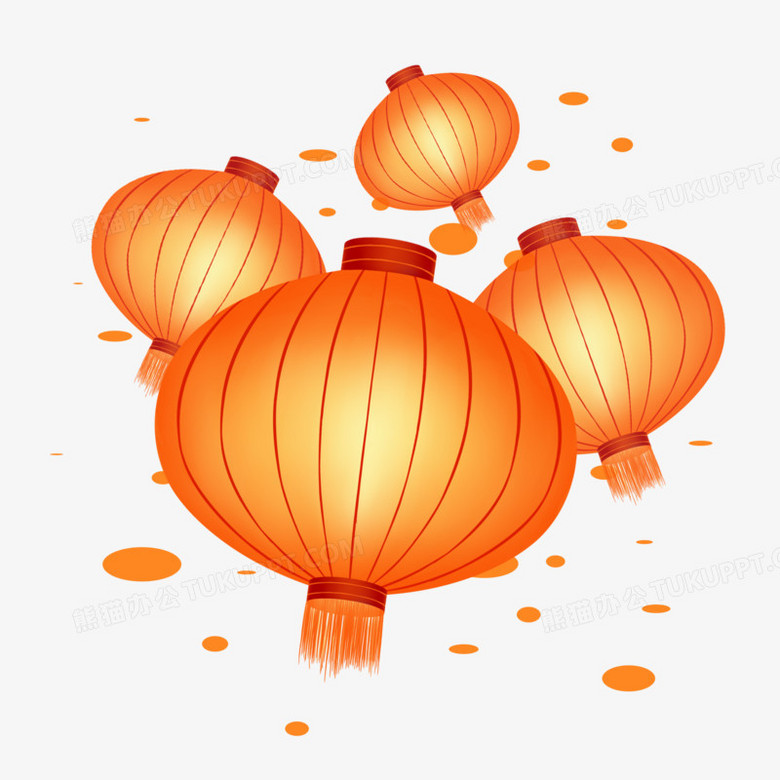 中秋节节日圆形灯笼PNG图片素材下载_圆形PNG_熊猫办公