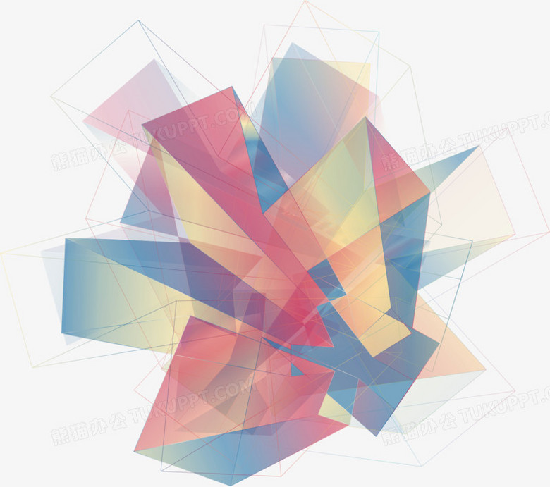 时尚几何线条PNG图片素材下载_几何PNG_熊猫办公