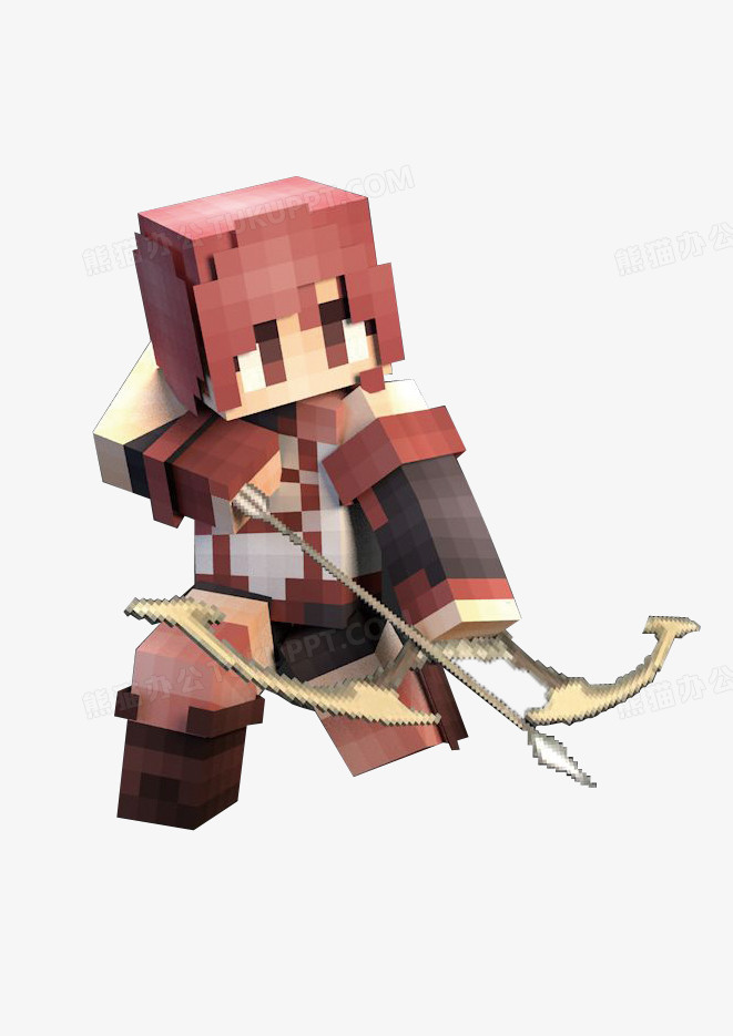 我的世界游戏人物PNG图片素材下载_游戏人物PNG_熊猫办公