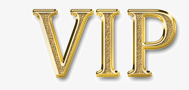 金色vip字体PNG图片素材下载_vipPNG_熊猫办公