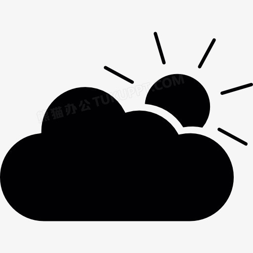 阴天图标PNG图片素材下载_图标PNG_熊猫办公