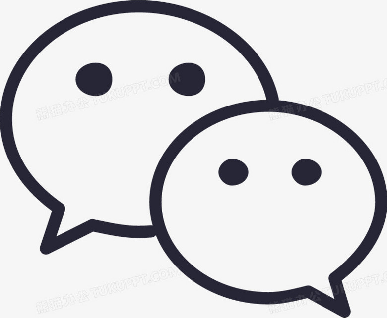 icon-微信PNG图片素材下载_ICONPNG_熊猫办公