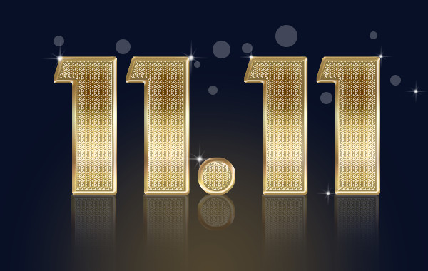 双11PNG图片素材下载_双11字体PNG_熊猫办公