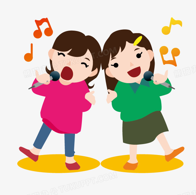 唱歌PNG图片素材下载_唱歌PNG_熊猫办公