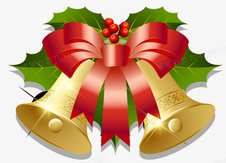 圣诞节铃铛PNG图片素材下载_圣诞节PNG_熊猫办公