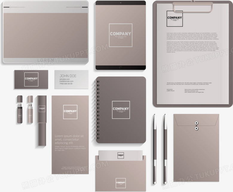 企业vis模板PNG图片素材下载_VIS模板PNG_熊猫办公