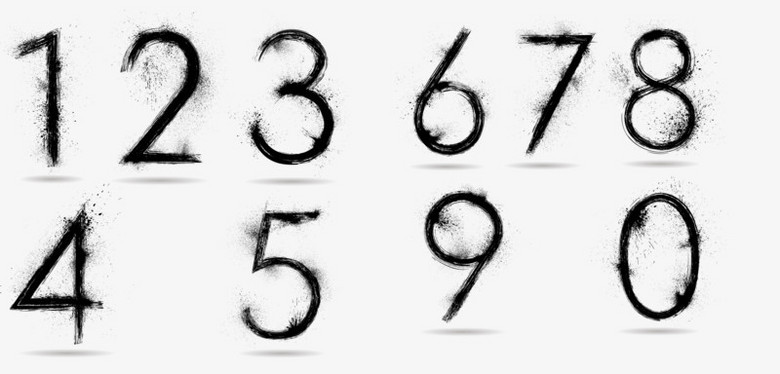 数字1234567890PNG图片素材下载_数字PNG_熊猫办公