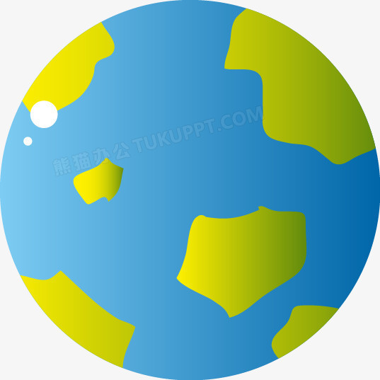 卡通地球地图PNG图片素材下载_卡通地球PNG_熊猫办公