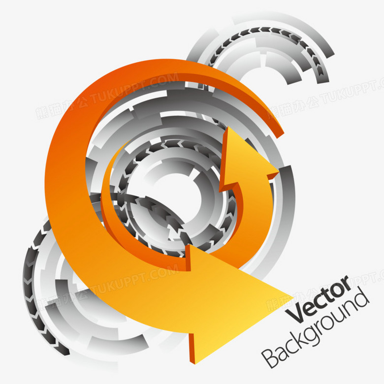 矢量旋转箭头PNG图片素材下载_旋转箭头PNG_熊猫办公