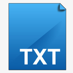 文件txt深海蓝色图标PNG图片素材下载_蓝色PNG_熊猫办公