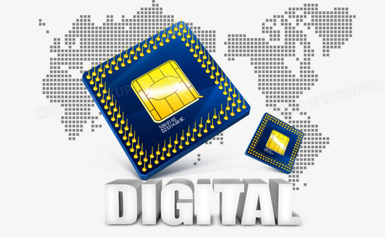 电子芯片地图PNG图片素材下载_电子PNG_熊猫办公