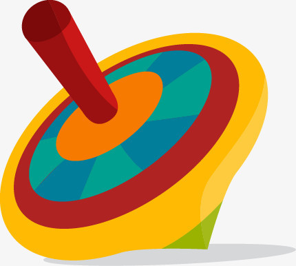 卡通可爱玩具陀螺PNG图片素材下载_卡通PNG_熊猫办公