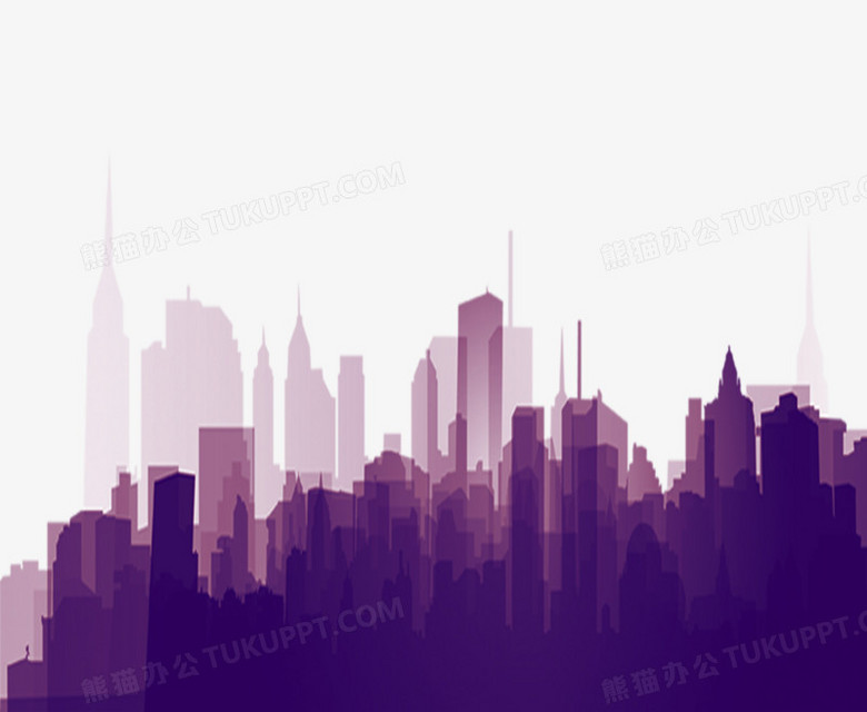 城市剪影PNG图片素材下载_城市剪影PNG_熊猫办公