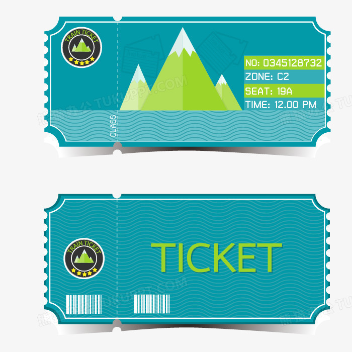 门票PNG图片素材下载_门票PNG_熊猫办公