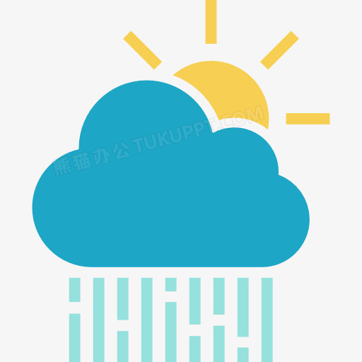 下雨图标PNG图片素材下载_下雨图标PNG_熊猫办公