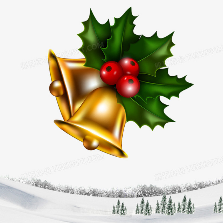 圣诞铃铛PNG图片素材下载_圣诞铃铛PNG_熊猫办公